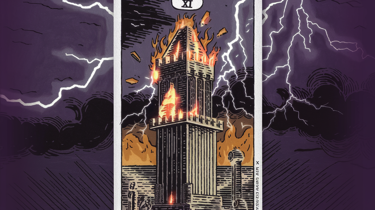 Tower tarot card meaning: upheaval, sudden revelation and overturning ...